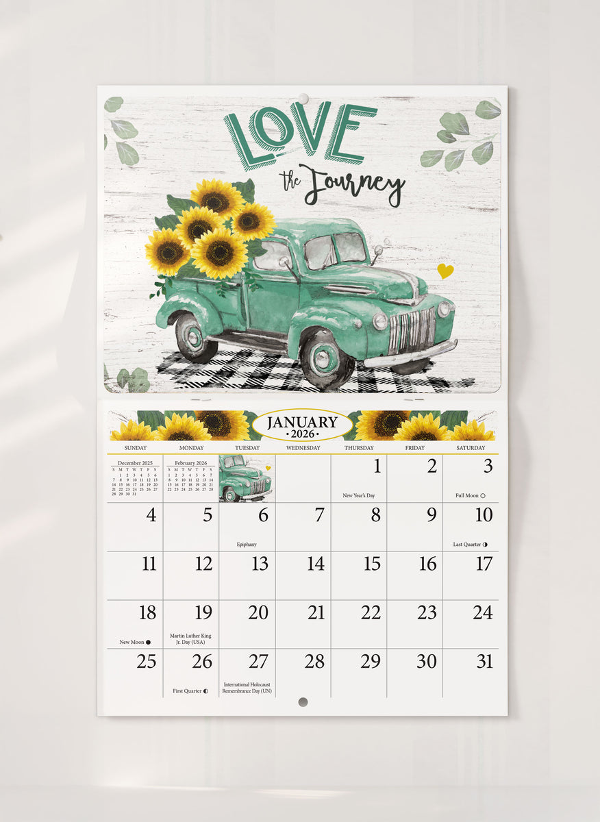 A Beautiful Journey Folding Calendar 2026 (Item # 289901) – Two Jays ...