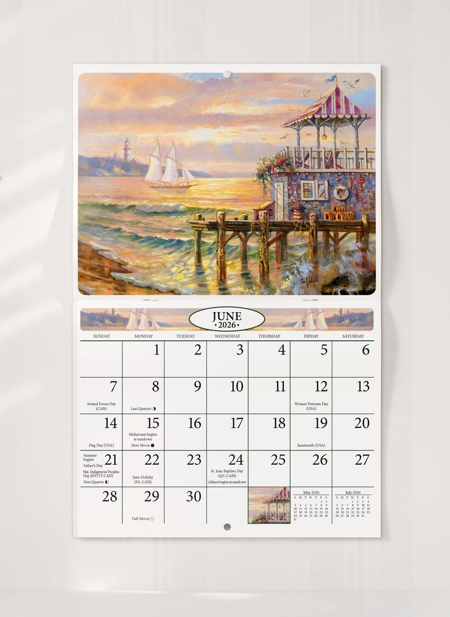 Timeless Treasures Folding Calendar 2026 (Item # 289667) – Two Jays ...